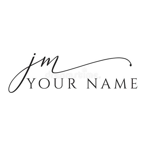 Initials Signature Stock Illustrations 93 132 Initials Signature