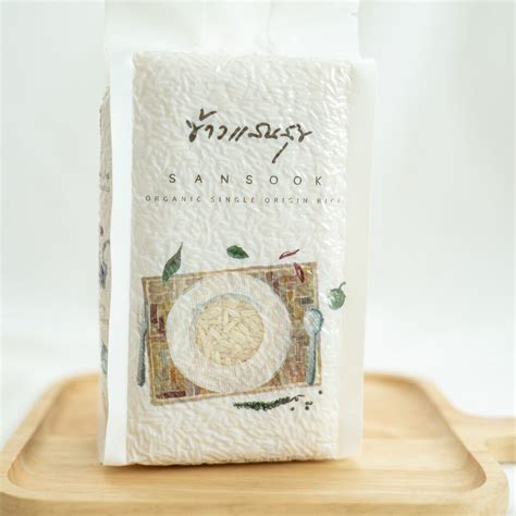 ข้าวหอมมะลิ 1 กก ออร์แกนิค แท้ 100 มีใบรับรองออแกนิค Certified Organic