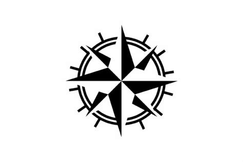 Navigation Compass Clipart Icons
