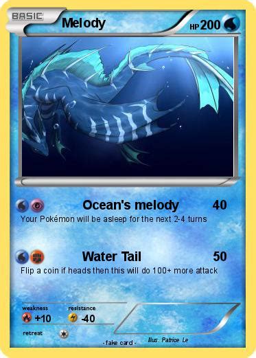 Pokémon Melody 73 73 Oceans Melody My Pokemon Card