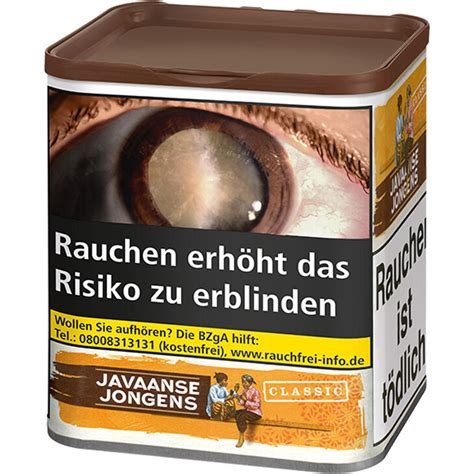 Javaanse Jongens Classic 75g ️ In Deiner Tabak Welt