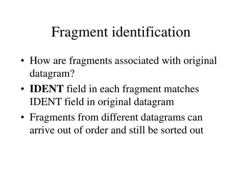 Ppt Chapter 21 Ip Encapsulation Fragmentation And Reassembly Powerpoint Presentation Id1464228