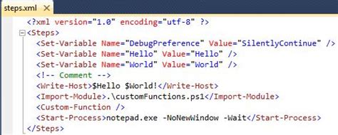 Driving Powershell With Xml Applied Information Sciences