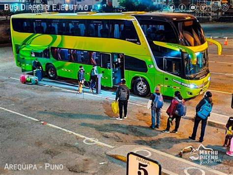 Pasajes De Bus Arequipa A Puno Bus Diurno Exclusivo