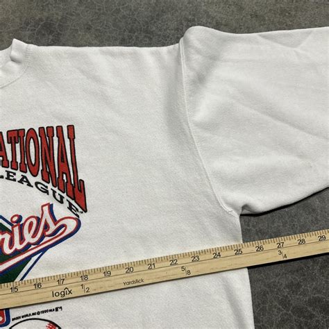 Vintage 90s Mlb World Series Crewneck Sweatshirt Depop