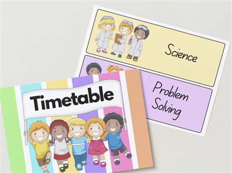 Visual Timetable Teaching Resources