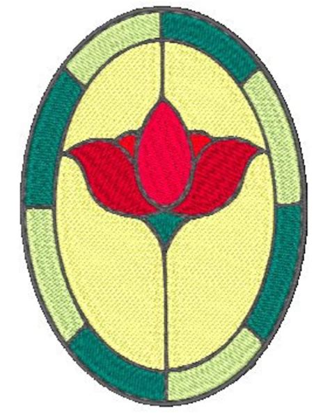 Stained Glass Machine Embroidery Designs Etsy