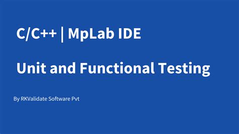 Code Coverage For Microchip Mplab Rkvalidate