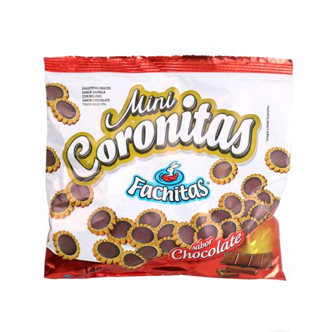 Galletitas Mini Coronitas De Chocolate Fachitas 140 Gr Disco