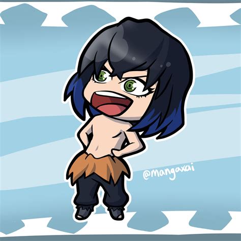 Chibi Inosuke Demon Slayer By Mangaxai On Deviantart
