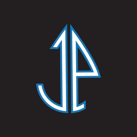 Jp Letter Logo Designjp Creative Initial Jp Letter Logo Design Jp
