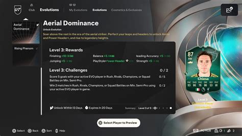 Ea Fc 25 Aerial Dominance Evolution Guide Best Players To Use All