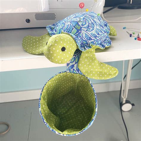 Sea Turtle Pin Cushion And Thread Catcher Sewing Pattern Digital