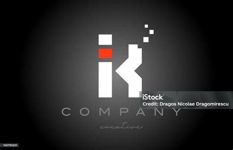K Dots Alphabet Letter Logo Icon Design Template Design For Business Or Company Stock