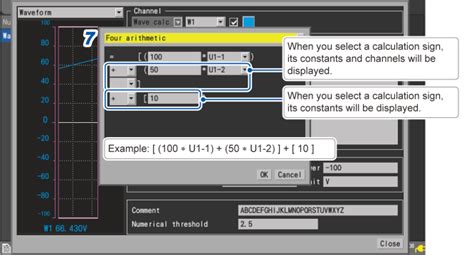 Performing Waveform Calculations