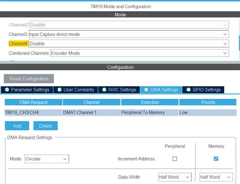 solved can i combine encoder with input capture at dma
