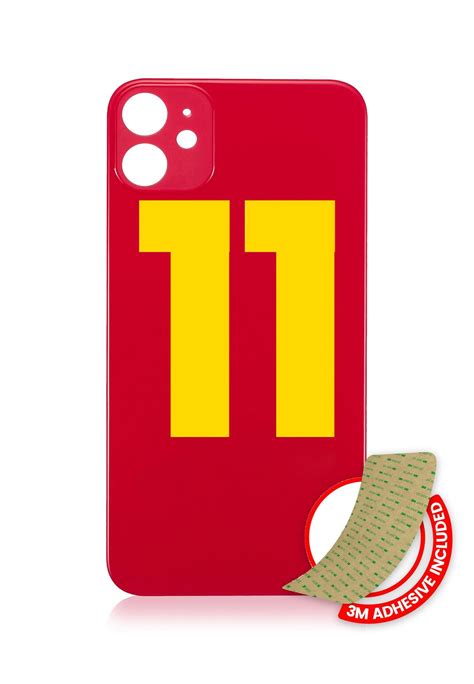 Iphone 11 Back Glass Red Cellparts