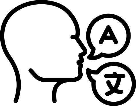 Line Icon For Language 22940847 Vector Art At Vecteezy