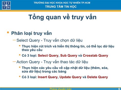 Chứng Chỉ B Ms Access 1 Bài 4 Truy Vấn Dữ Liệu Query