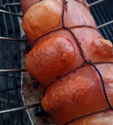 Spanferkel Rollbraten Koreanisch Angehaucht Mit Knsuper Kruste Und