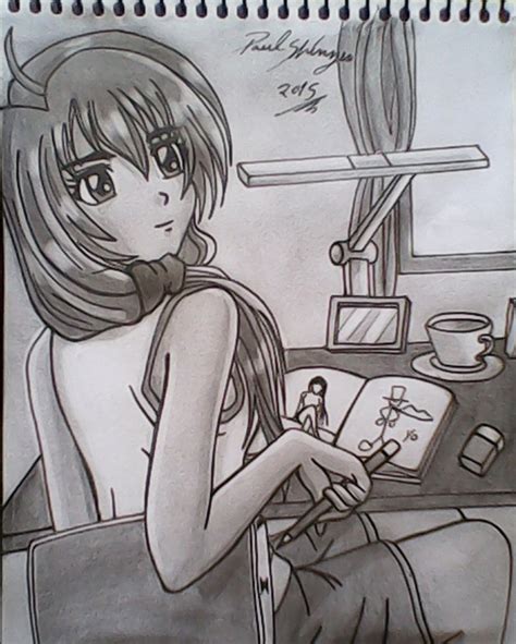 Anime Manga Dibujando Dibujos Animados Japoneses Anime Manga Fondo