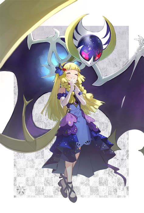 Lillie Lunala And Lillie Pokemon And 1 More Drawn By Sorano87