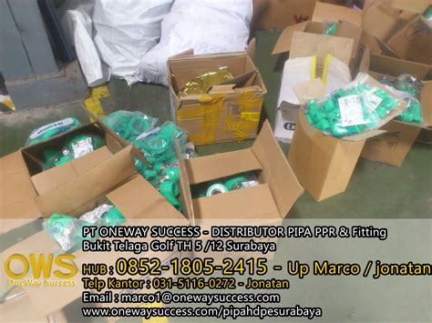 Sambungan Dan Fitting Pipa Ppr Pt Oneway Success