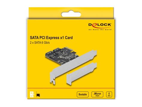 Delock Products 90431 Delock 2 Port SATA PCI Express X1 Card Low