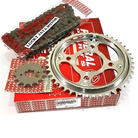 Jual Gearset Girset Chainkit Gear Gir Set Rantai Cb150r Cb 150r Lama Old K15 Federal Shopee