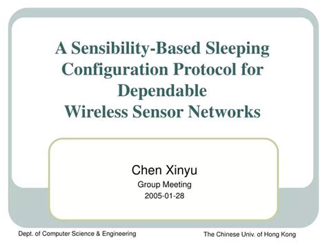 ppt a sensibility based sleeping configuration protocol for