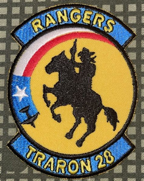 Usn Vt 28 Traron Twenty Eight Rangers Patch Decal Patch Co