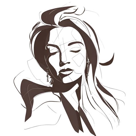 Dibujo De Hembra Cara 45547483 Png