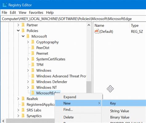 Desabilitar o modo de navegação InPrivate no Microsoft Edge no Windows AxTudo