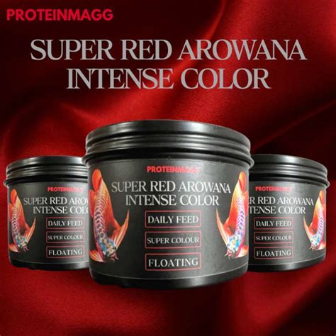 Jual Super Red Arowana Intense Color Pelet Arowana Super Red 100 Gr Di