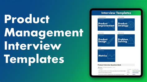 Product Management Interview Templates — Product Sphere