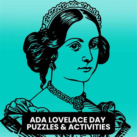 Ada Lovelace Day Puzzles And Activities Math Love