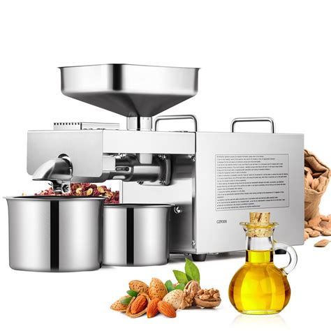 CGOLDENWALL 1500W Commercial Automatic Oil Press Machine Industrial Oil