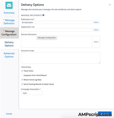 Using An Exclusion Script For Email Sends AMPscript