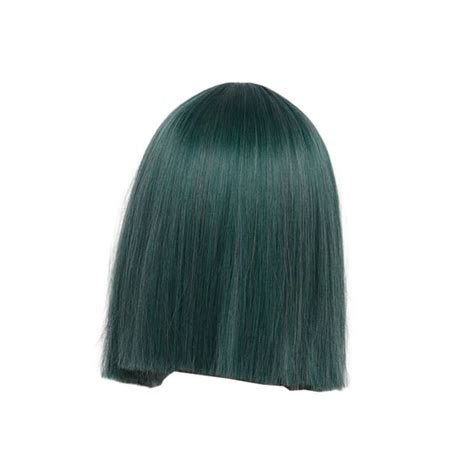 Minnieouse Peluca De Pelo Liso Corto Para Mujer Con Flequillo Fiesta