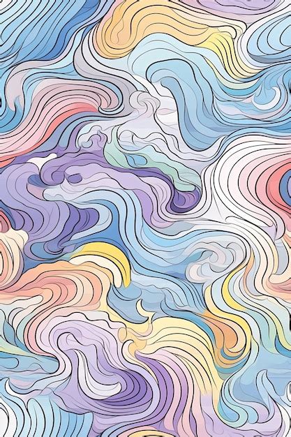 Premium Ai Image Colorful Patter 3d Background