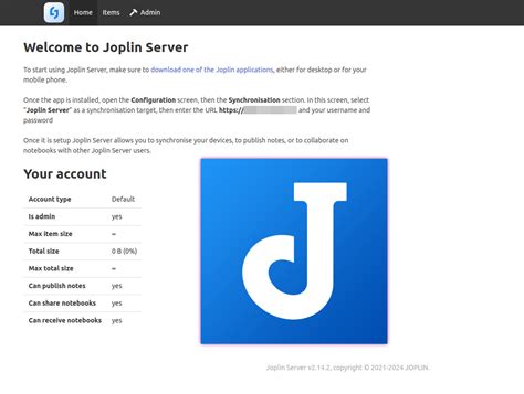 Self Hosted Joplin Lxc Container