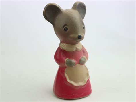 Soviet Rubber Mouse Vintage Toy Mouse Bright Toy Leningrad Toy Ussr