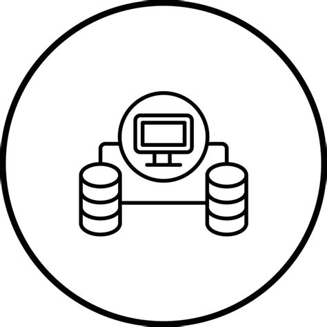 Database Network Vector Icon 32215242 Vector Art At Vecteezy