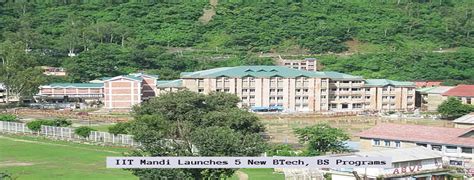 Iit Mandi Launches 5 New Btech Bs Programs In Line With Nep 2020