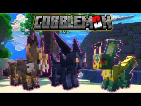 3 Custom Eevee Evolutions Cobblemon Minecraft Pixelmon YouTube