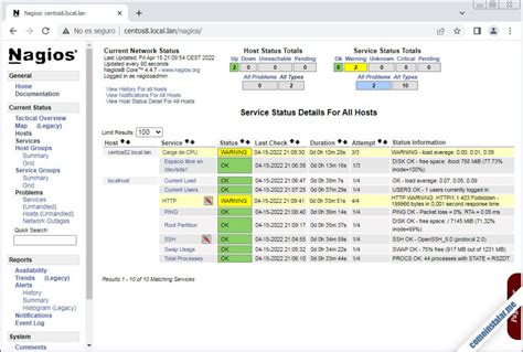Cómo instalar Nagios en CentOS 8 2022 Paso a paso