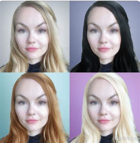 Which Hair Colour Would Suit Me Best Top Left Is My Natural Colour R