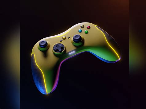 3d Model Game Controller By Pikselo On Dribbble