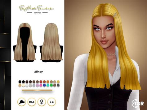 The Sims Resource Mandy Hairstyle Sims 4 Piercings Sims 4