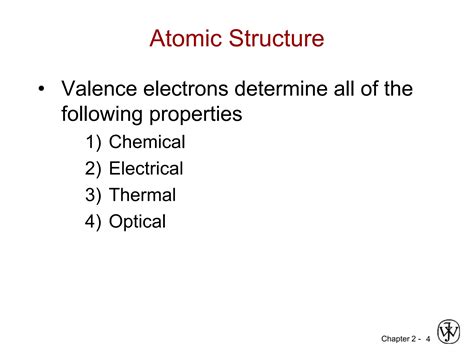 2 Atomic Structure And Interatomic Bonding Ppt